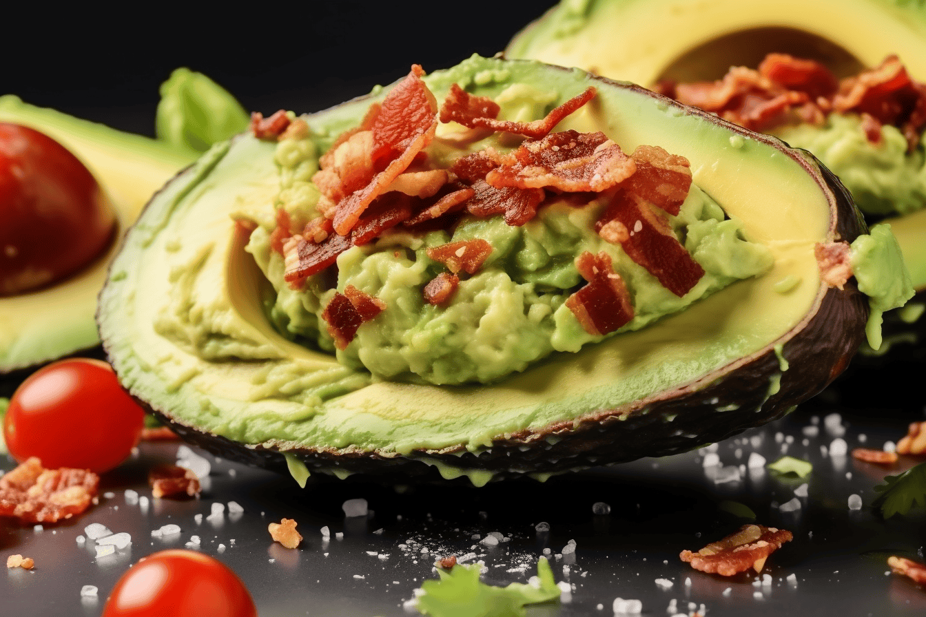 Keto BLT Stuffed Avocado - Lazy Keto App
