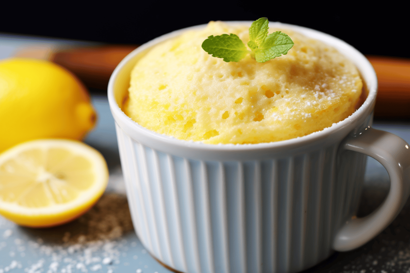 Keto Lemon Mug Cake - Lazy Keto App
